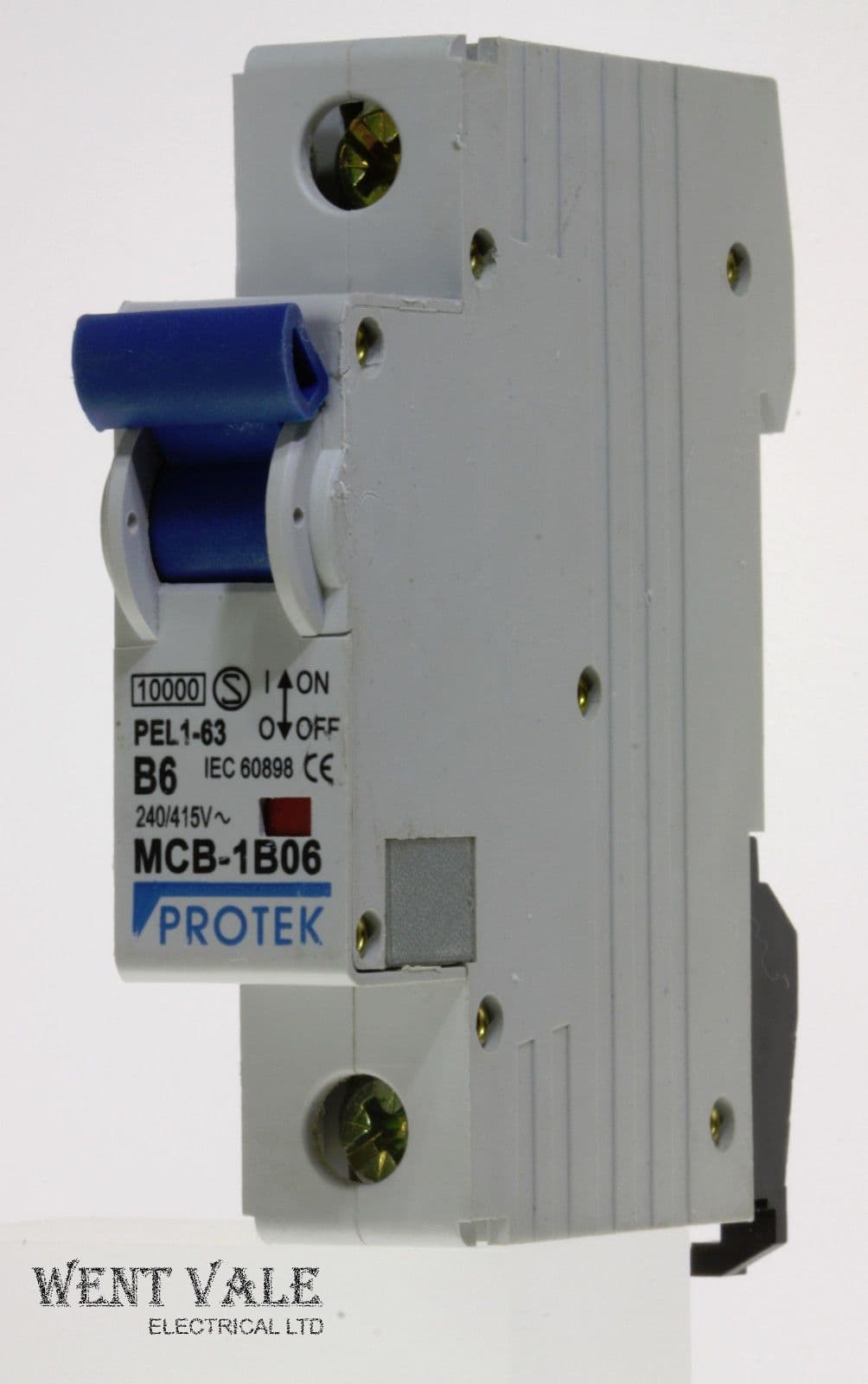 Protek - PEL1-63 MCB-1B06 - 6a Type B Single Pole MCB Used