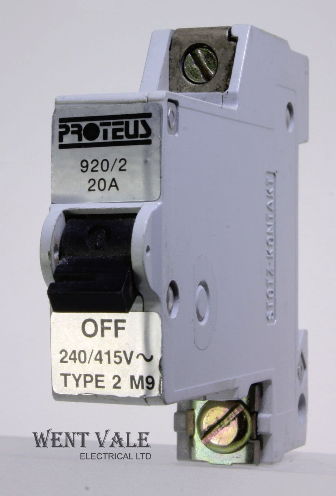 Proteus 920/2 - 20a Type 2 Single Pole MCB Used