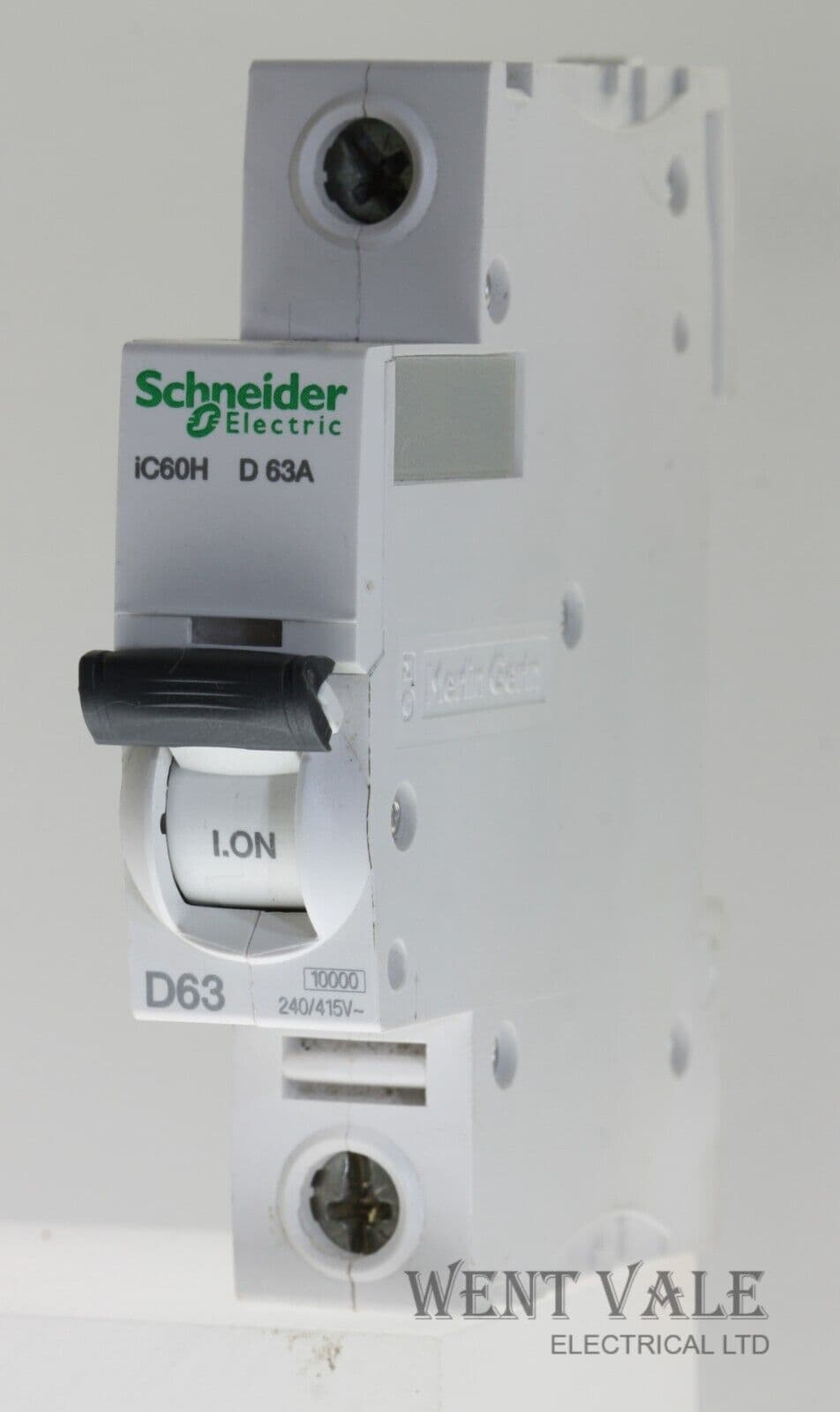 Schneider Acti 9 - A9F55163 - 63a Type D Single Pole MCB Latest Model Used