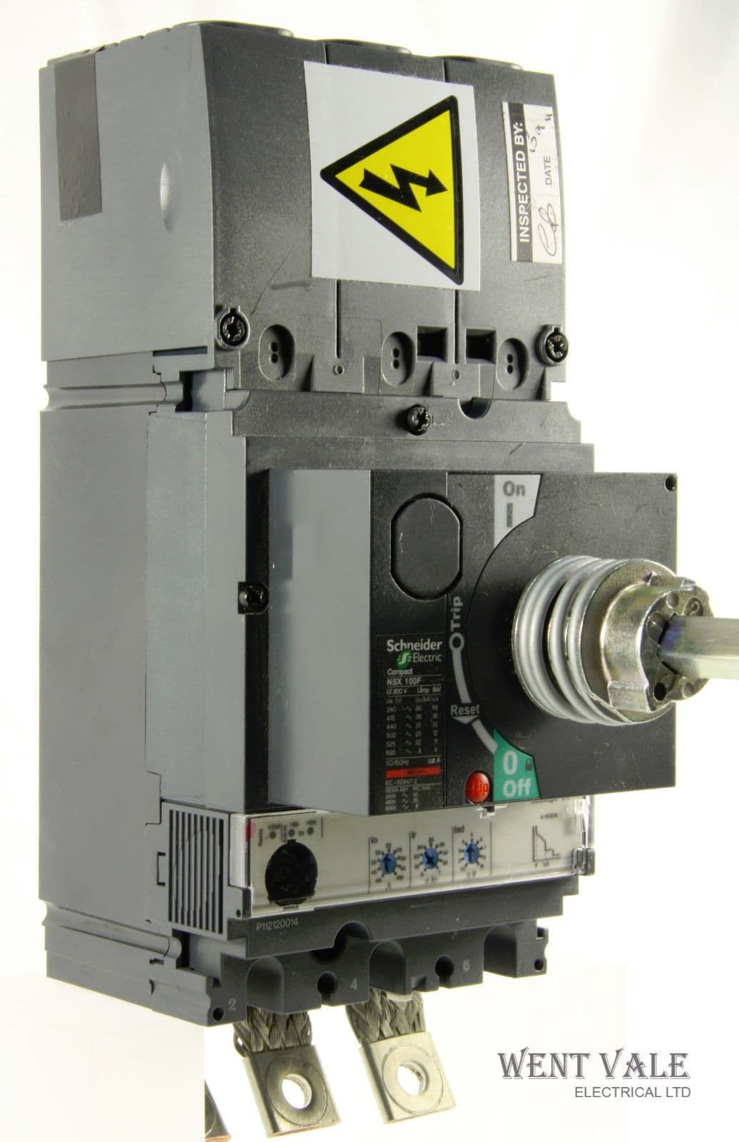 Schneider - Compact - NSX100F - 100a MCCB Extended Rotary Handle And ...