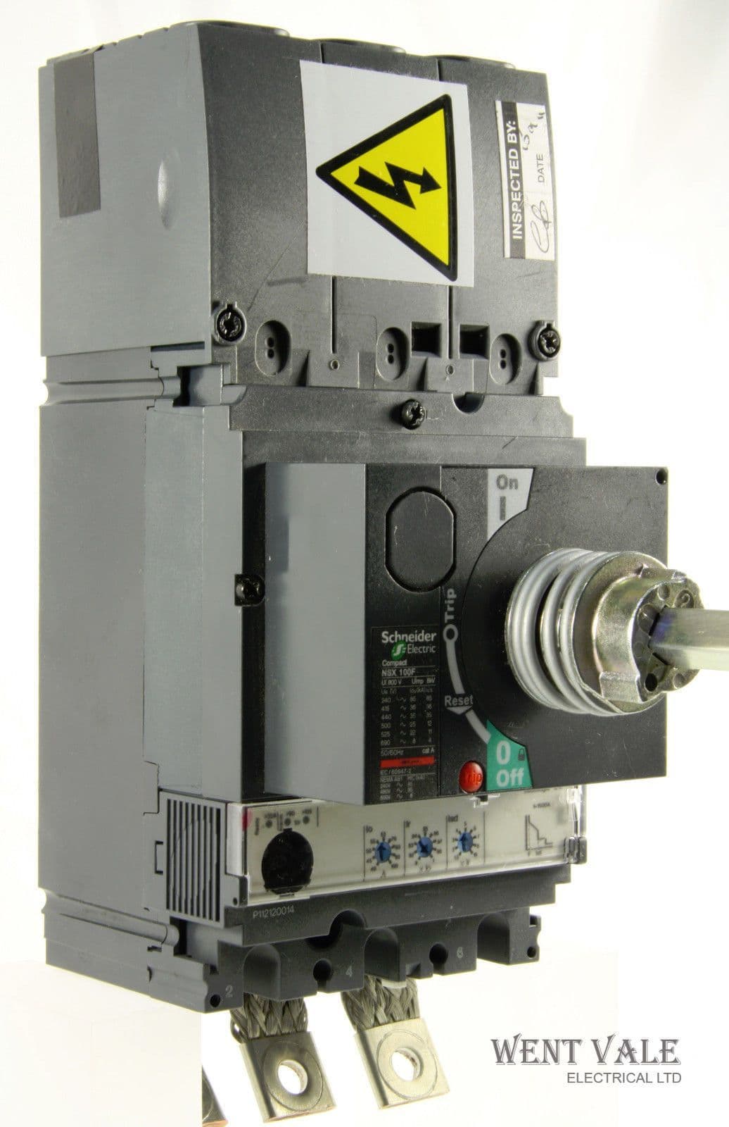 Schneider Compact - NSX100F - 100a MCCB Extended Rotary Handle And ...