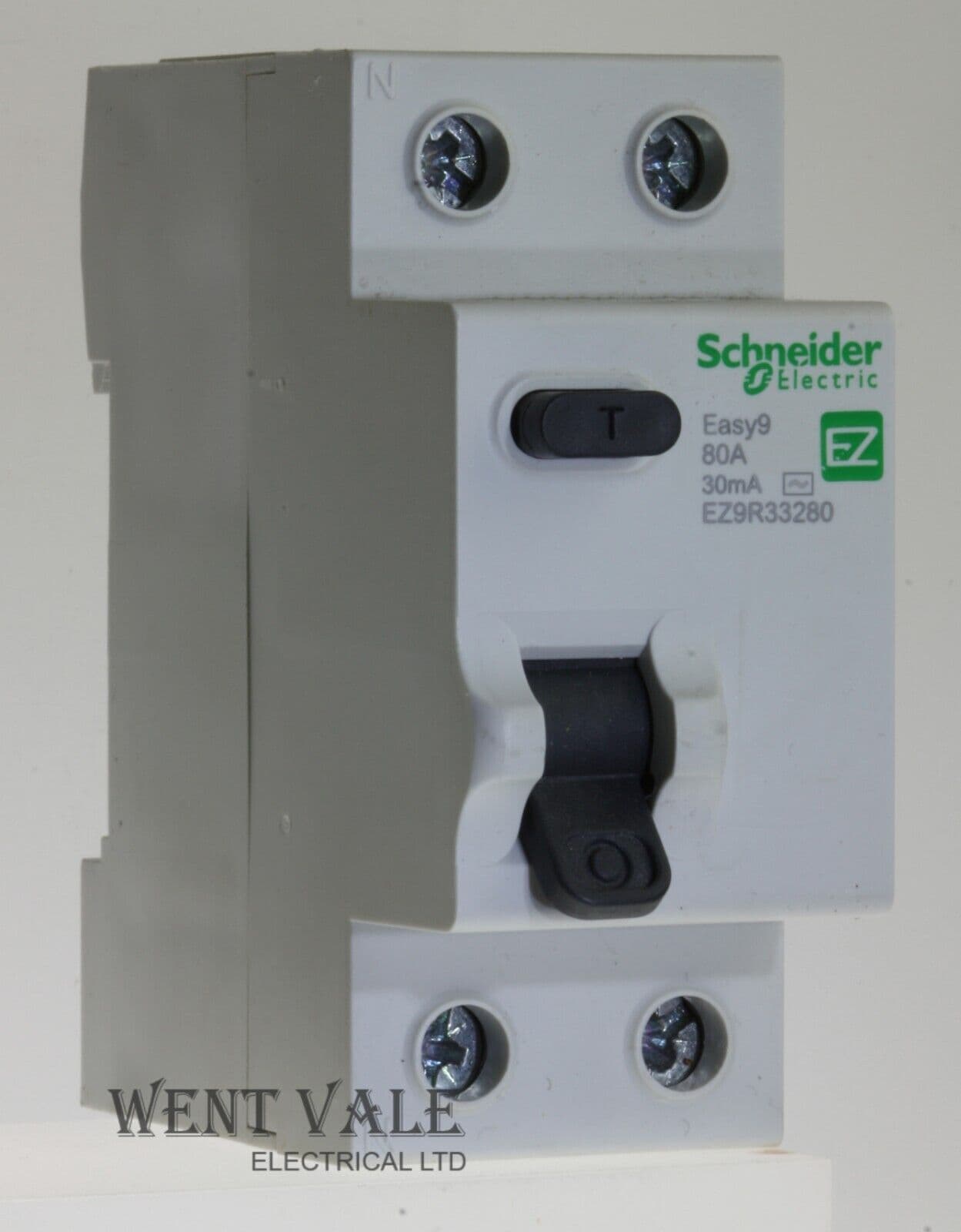 Schneider Easy 9 - EZ9R33280 - 80A 30mA Double Pole RCCB Used
