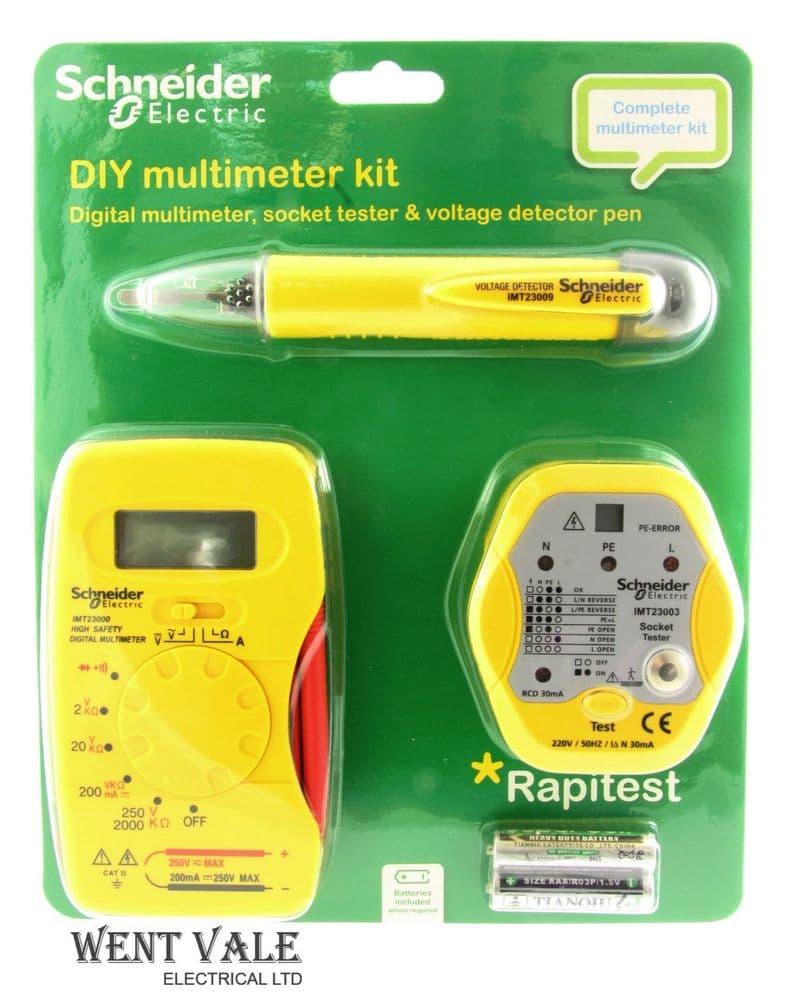 Schneider Electric IMT23011 - Three Piece DIY Multimeter Kit