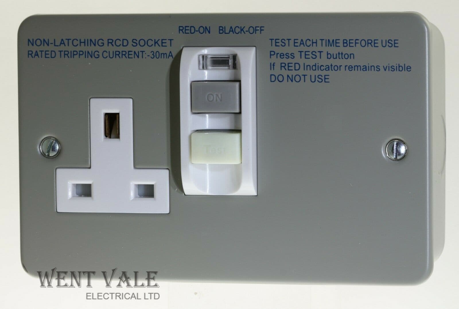 Schneider Exclusive Metalclad Range - LMCSKT1GR - 13a 30mA Active RCD ...