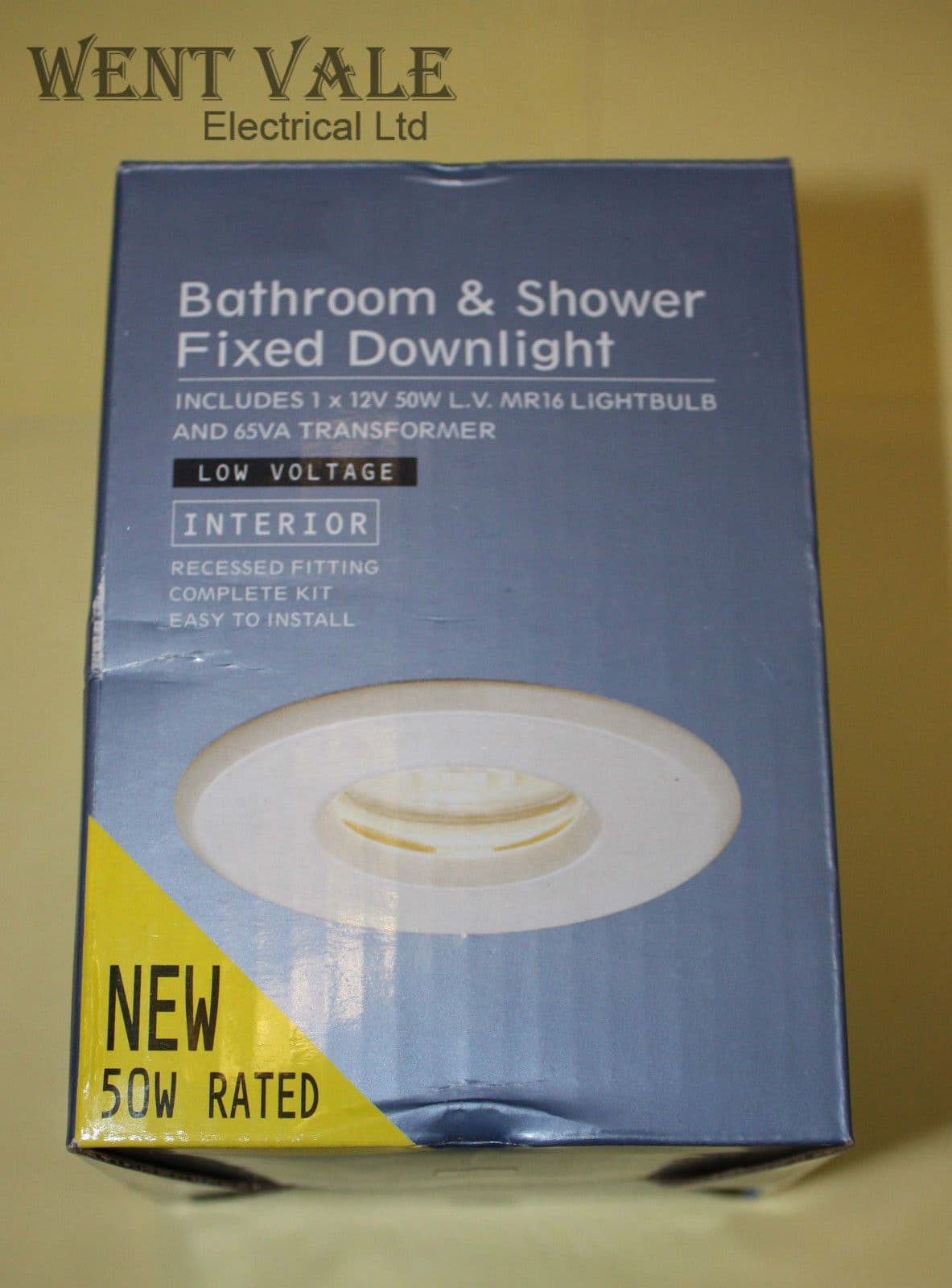 Schneider - GET 195380 12v 50w M16 Bathroom/Shower IP54 Downlight Kit New