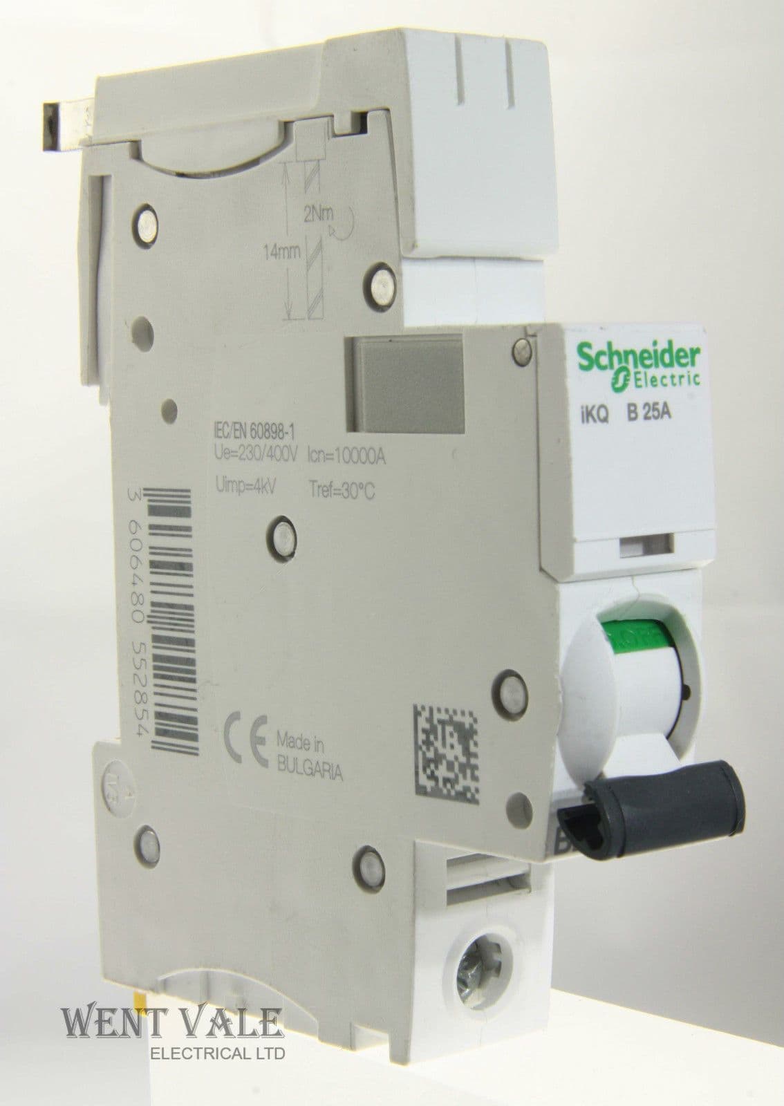 Schneider - iKQ - A9F56125 - iKQ10B125 - 25a Type B Single Pole MCB ...