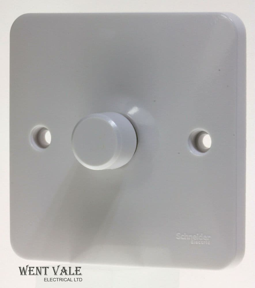 Schneider Lisse - GGBL6012LS - LED Dimmer - 1g 2w Rotary 100w Dimmer Switch