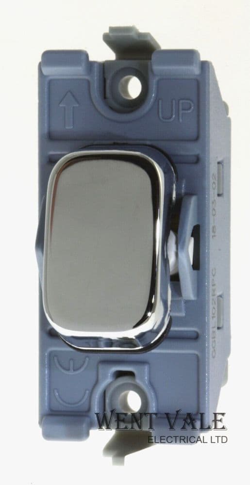 Schneider Lisse Grid Range - GGBL102RPC - 10a 2w Retractive Grid Switch ...