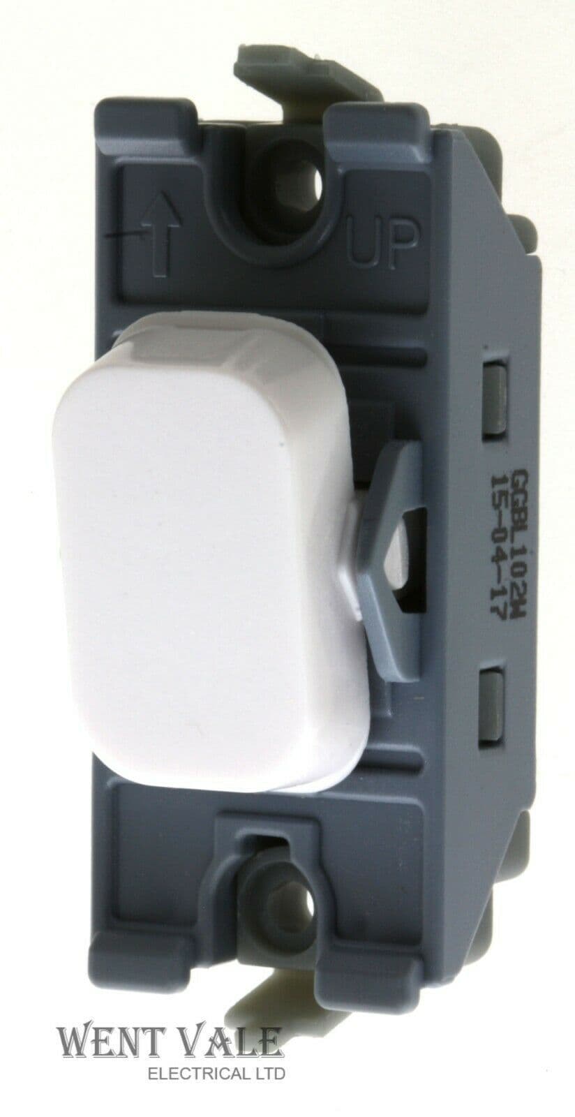 Schneider Lisse Grid Range - GGBL102W - 10a Two Way Grid Switch Module