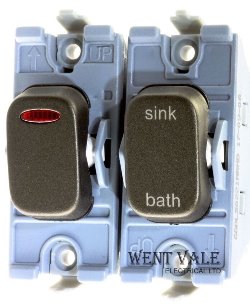 Schneider Lisse Grid Range - GGBL2022IMRMB - 20a Duel Immersion Htr Sw ...