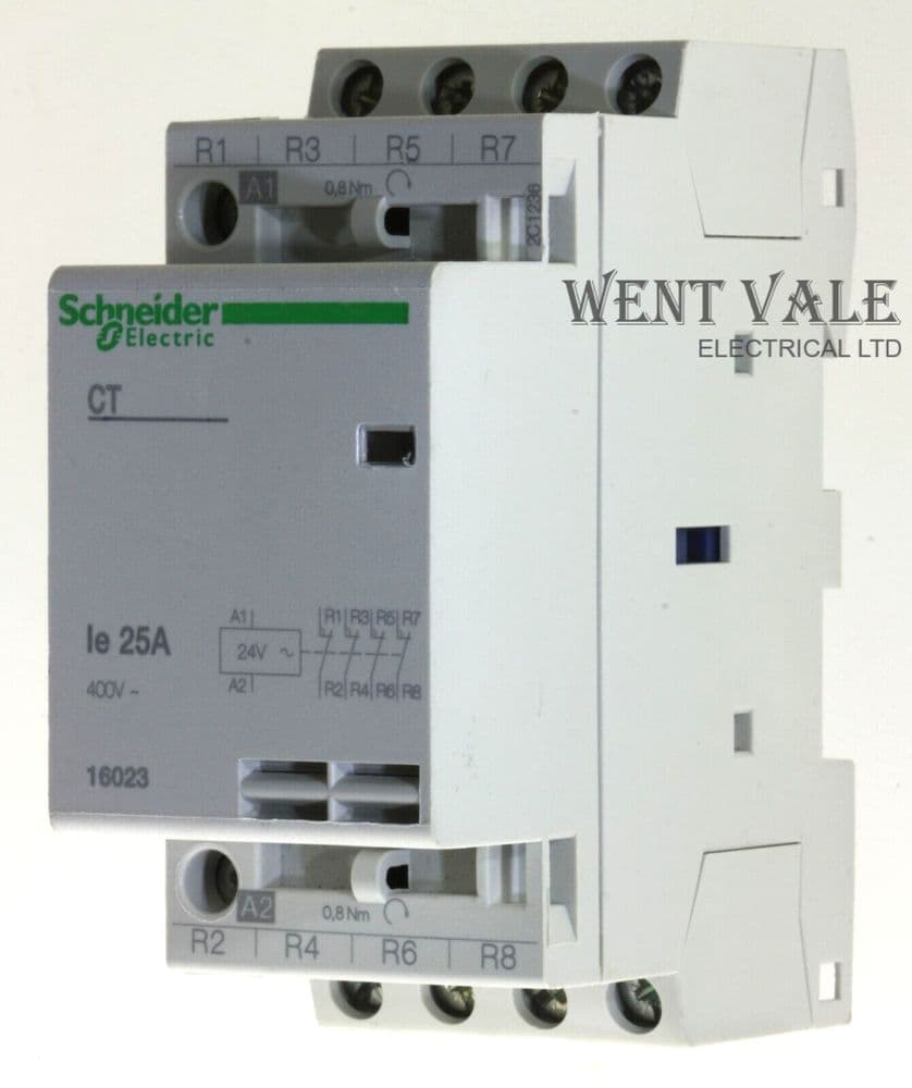 Schneider Multi 9 - 16023 - CT Four Pole 25a NC Contactor 24v Coil Unused