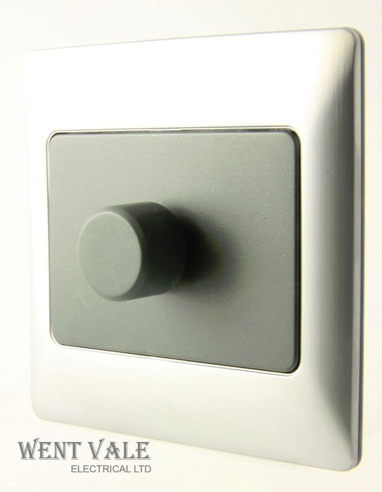 Schneider Rocca - Mercury - GRME6012 - 1 Gang 2 Way 250w Dimmer Switch New