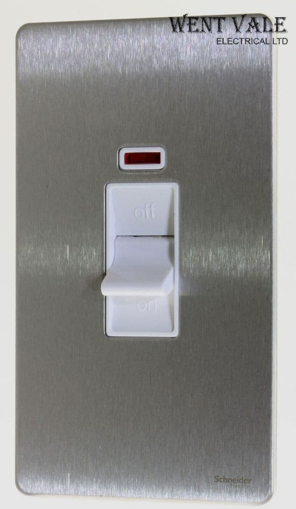 Schneider Ultimate Screwless - GU4421WSS - 50a Double Pole Switch ...