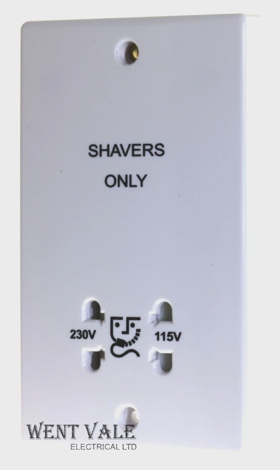 Schneider Ultimate Slimline - GU7090 - 115/230V Dual Voltage Shaver Socket