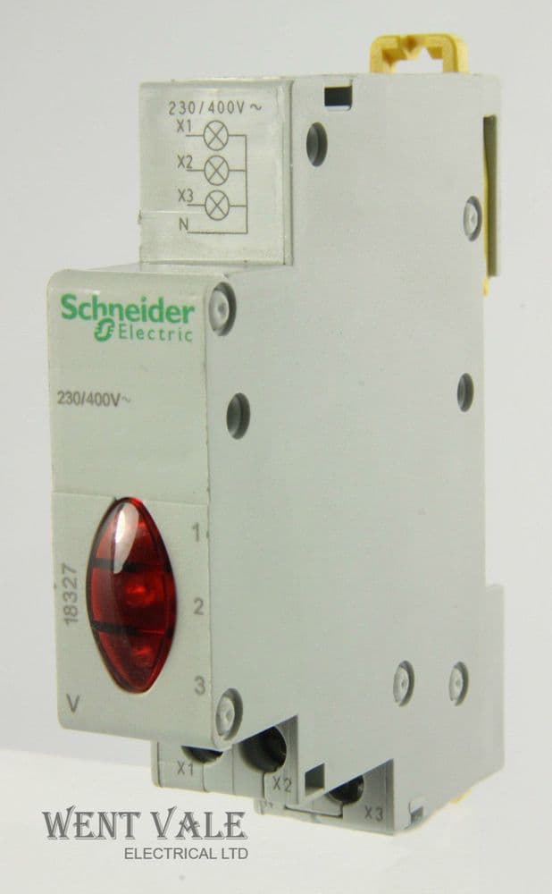 Schneider V - 18327 - 3 Phase Red Voltage Indicator Light Module 230/ ...