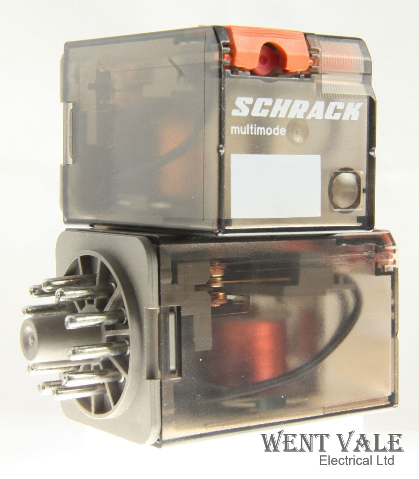 Schrack Multimode MT226024 - 10a - 8 Pin Plug-in DPD Relay 24vac Coil ...