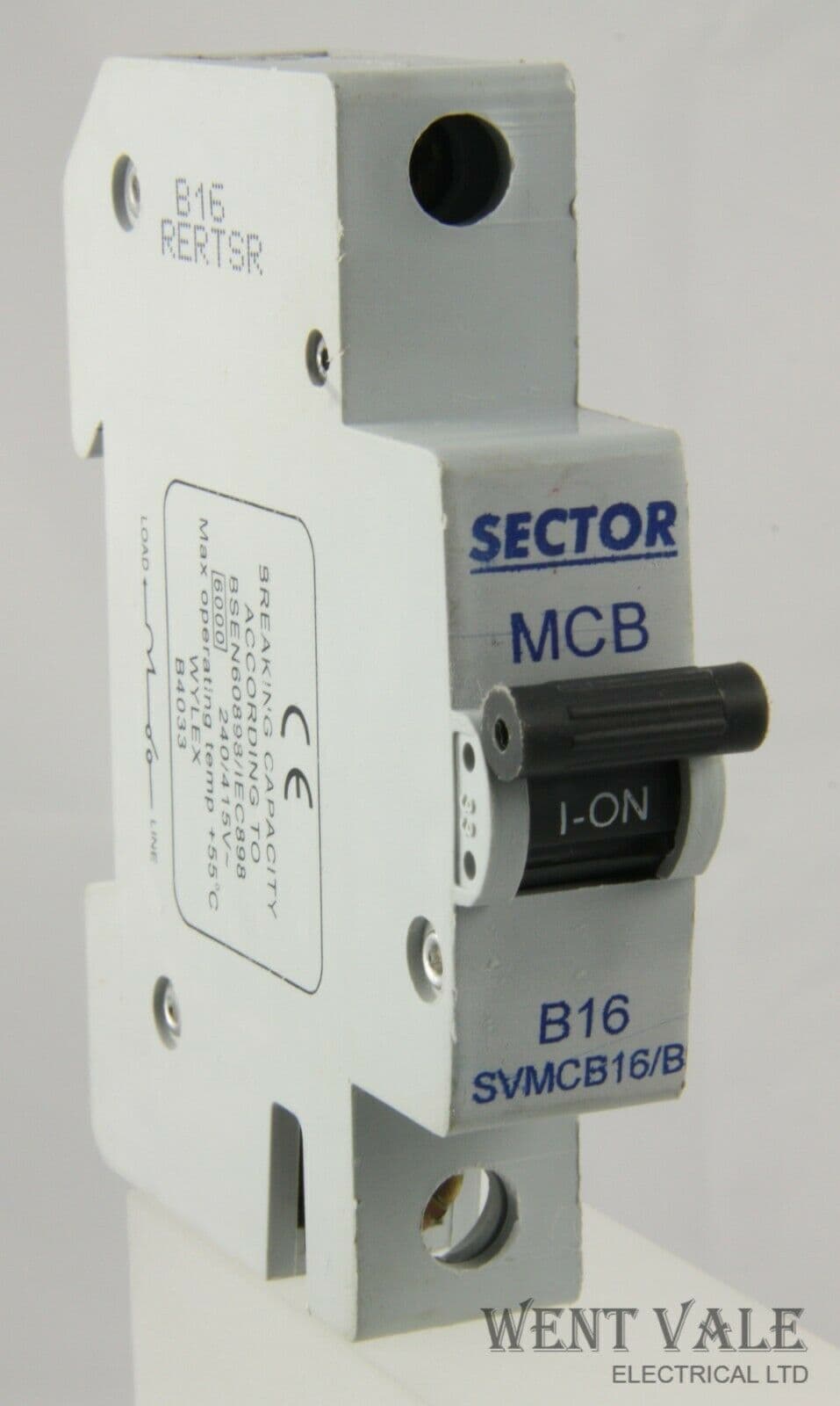 Sector SVMCB16/B - 16a Type B Single Pole MCB Used