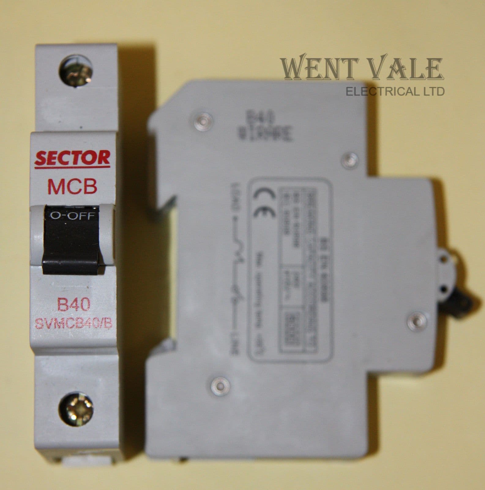 Sector SVMCB40/B - 40a Type B Single Pole MCB New
