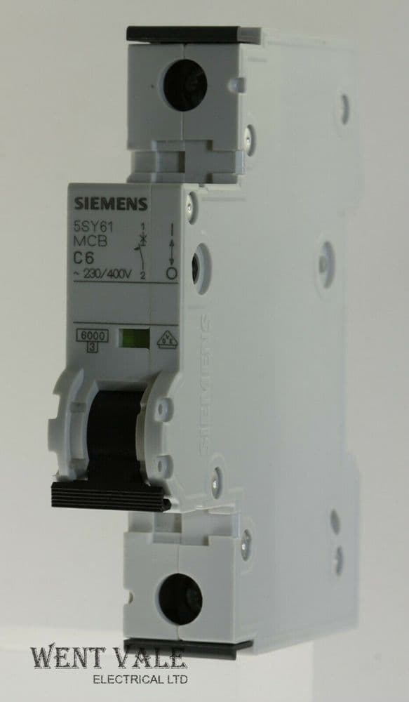 Siemens 5SY6106-7 - 6a Type C Single Pole MCB