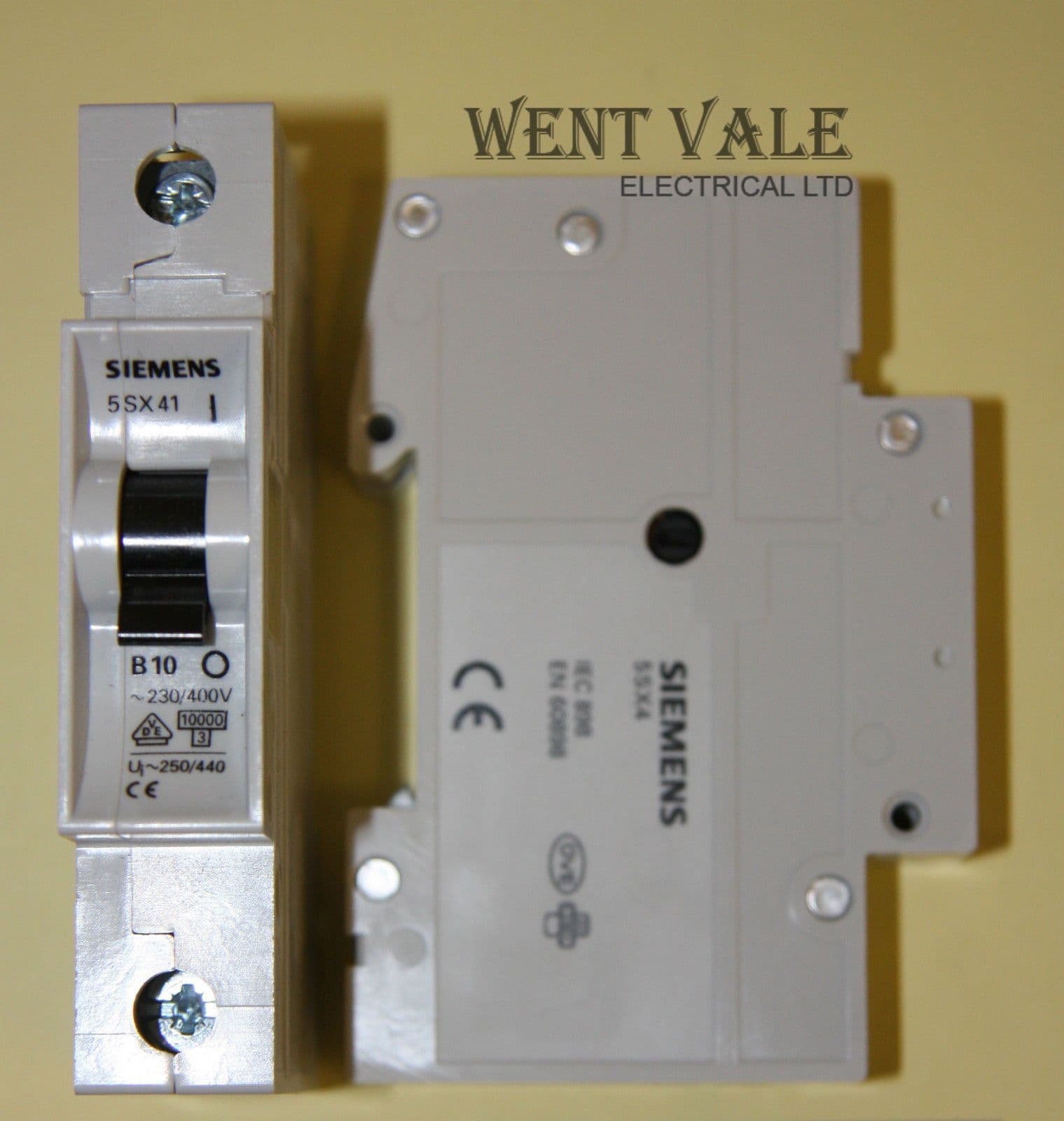 Siemens N System - 5SX4 1B10 - 10a Type B Single Pole MCB New