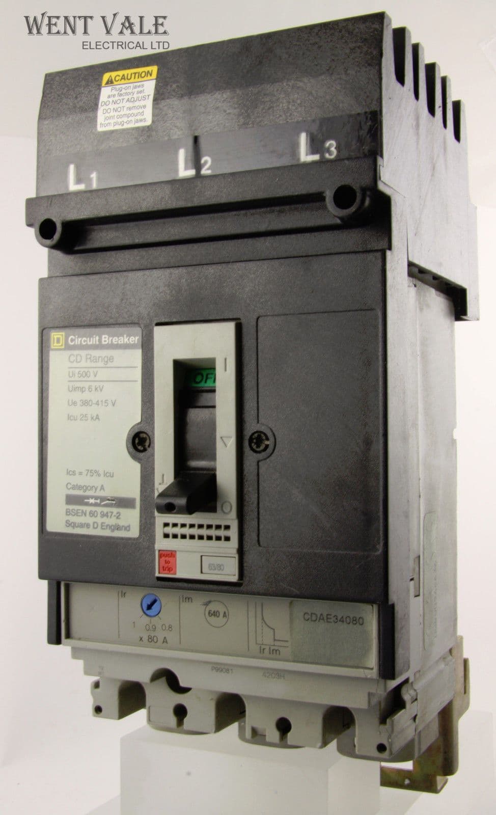 Square D - I-Line Panelboard - CDAE34080 - 63 to 80a Plug-On Triple ...