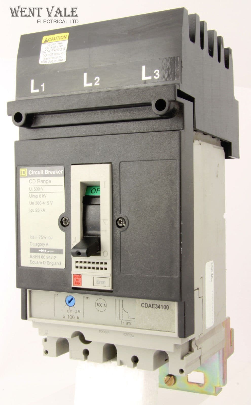 Square D - I-Line Panelboard - CDAE34100 - 80 to 100a Plug-On Triple ...