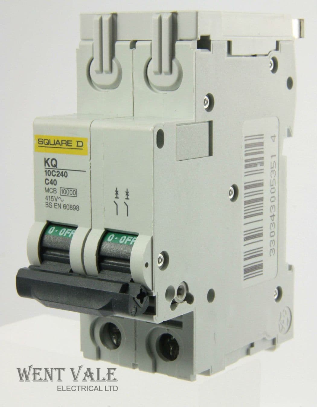 Square D - Loadcentre - KQ10C240 - 40a Type C Double Pole MCB New