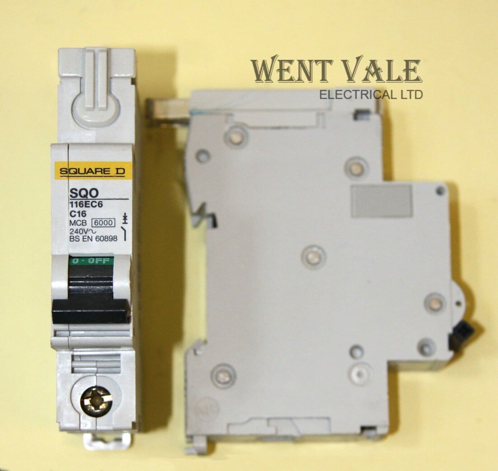 Square D Qwikline II SQO - SQO116EC6 - 16a Type C Single Pole MCB Used