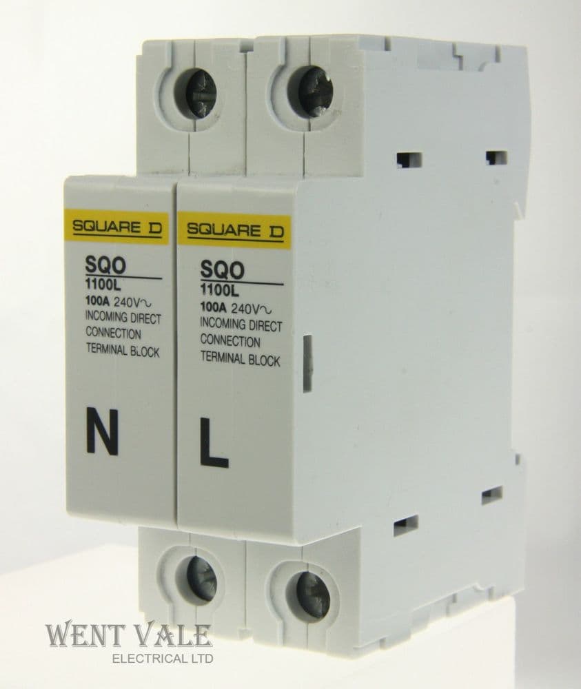 Square D - Qwikline II - SQO1100L 100a 2 Pole Incoming Direct ...