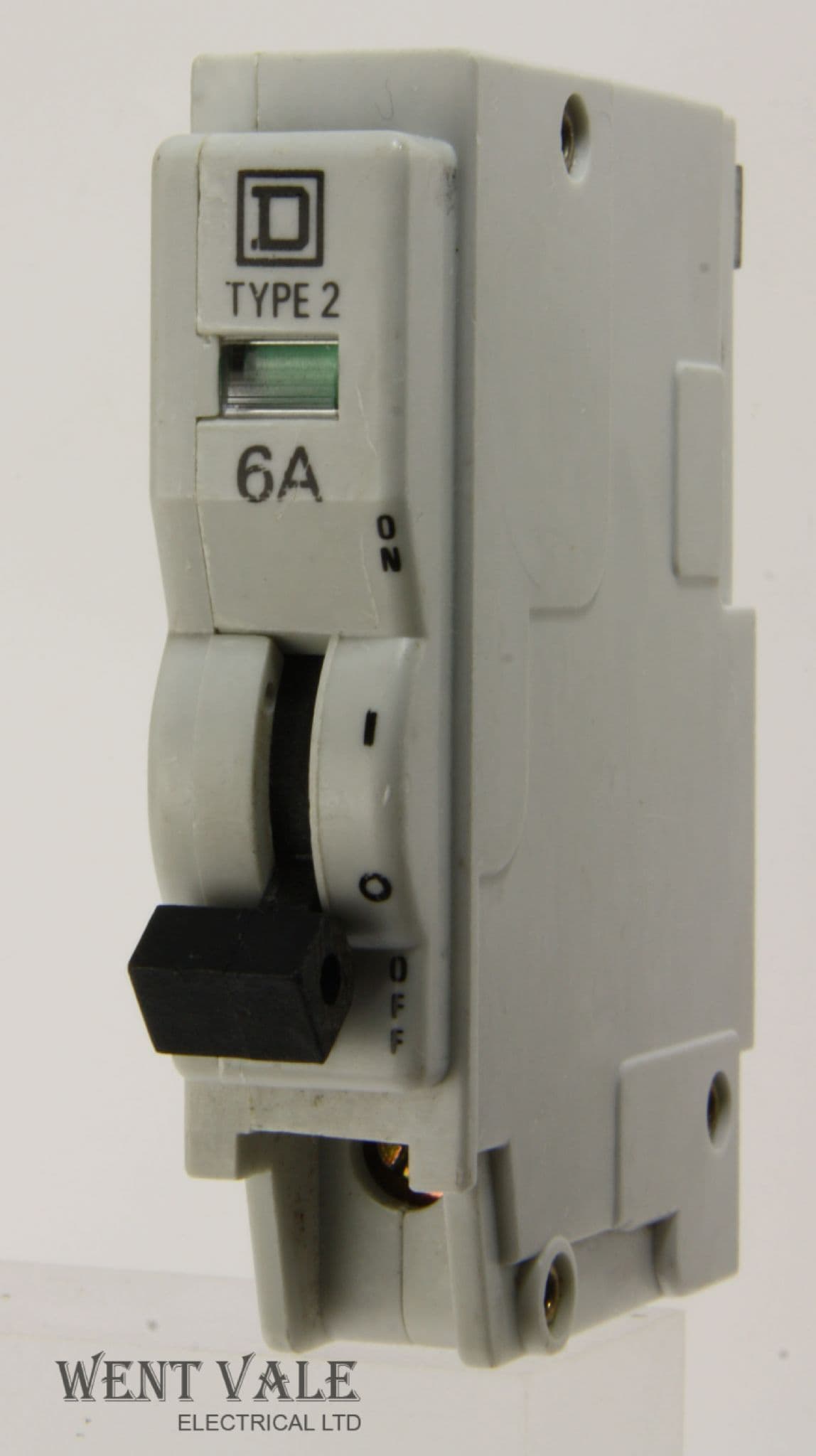 Square D Qwikline QO-E - Mk 1 - 6a Type 2 Single Pole MCB Used