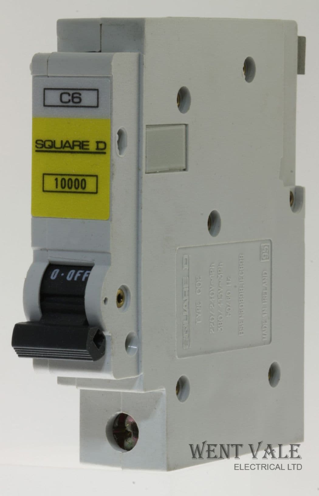 Square D Qwikline QOE - QO106EC10 - 6a Type C Single Pole MCB Used