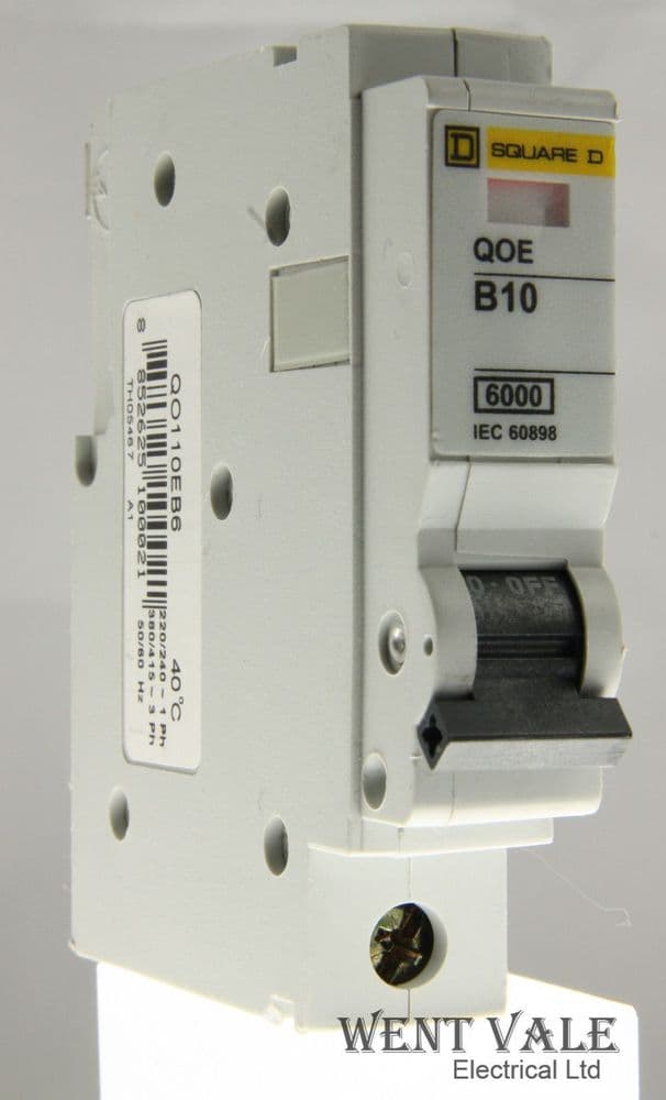 Square D - Qwikline - QO110EB6 - 10a Type B Single Pole MCB Latest ...