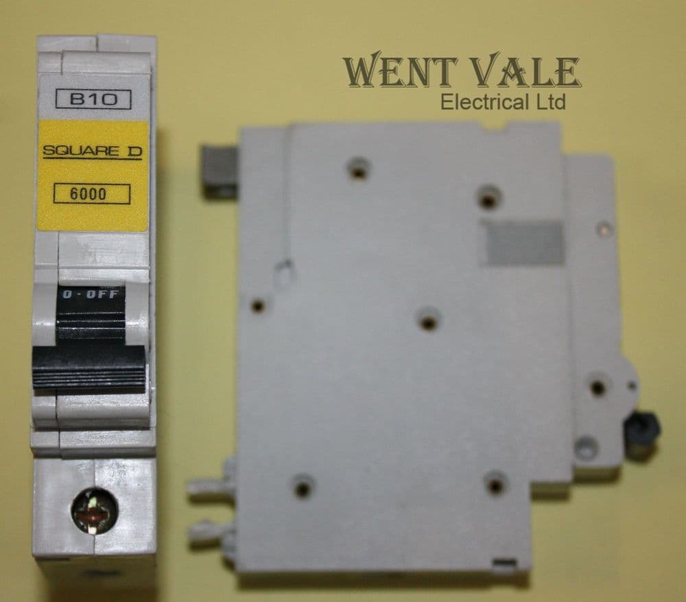 Square D - Qwikline - QO110EB6 - 10a Type B Single Pole MCB Used