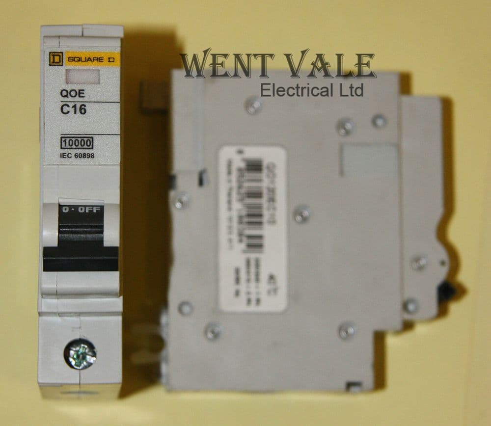 Square D Qwikline - QO116EC6 - 16a Type C Single Pole Latest Style MCB