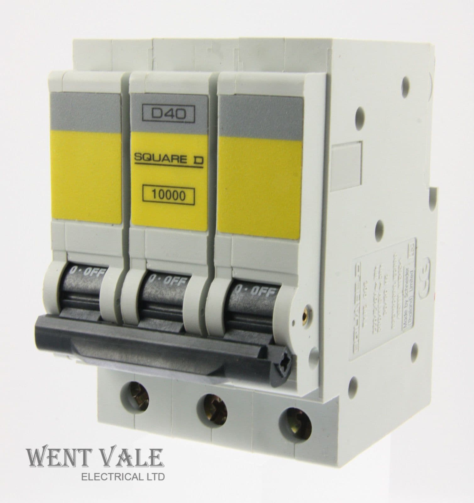 Square D - Qwikline - QO340ED10 - 40a Type D Triple Pole MCB Un-used