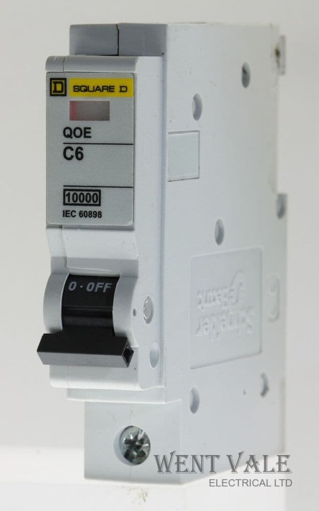 Square D Qwikline QOE - QO106EC10 - 6a Type C Single Pole MCB Latest ...