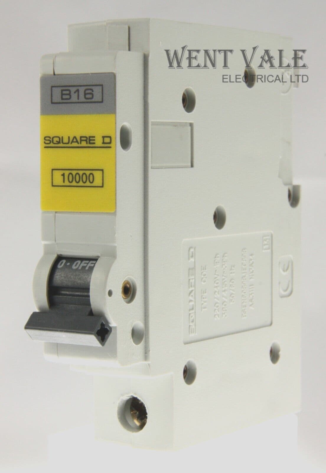 Square D Qwikline QOE - QO116EB10 - 16a Type B Single Pole MCB Used