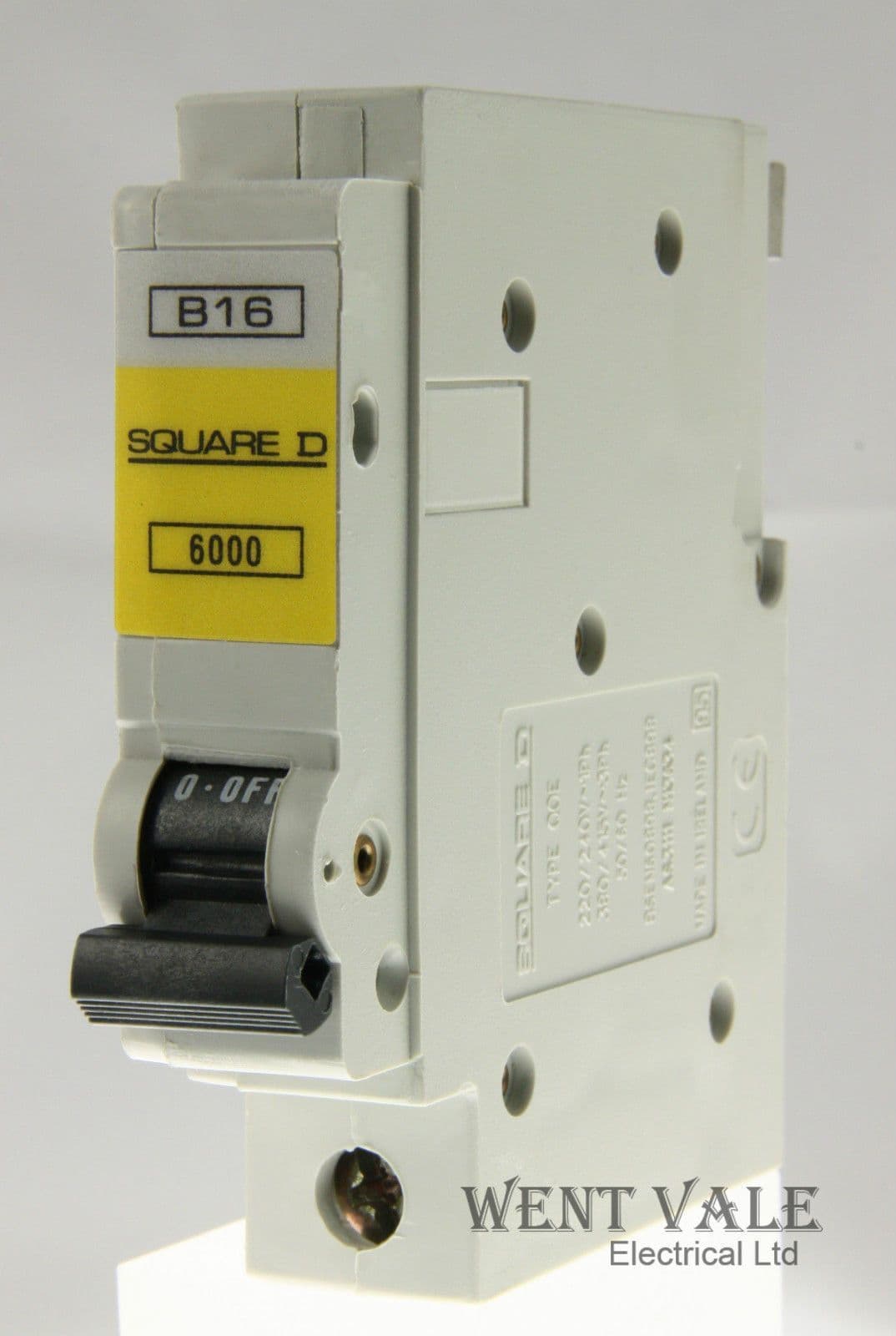 Square D Qwikline QOE - QO116EB6 - 16a Type B Single Pole MCB Used