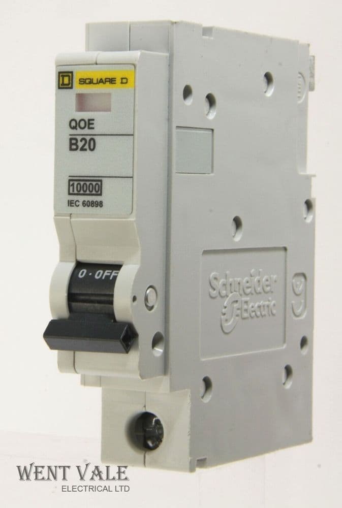Square D Qwikline QOE - QO120EB10 - 20a Type B Single Pole MCB Latest ...