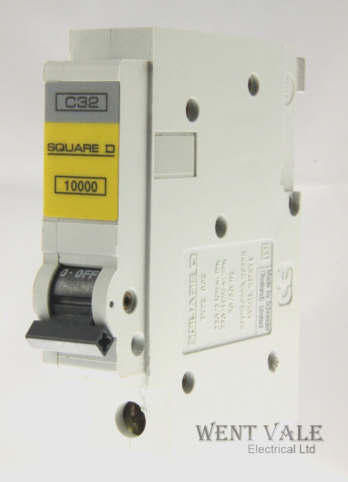 Square D Qwikline QOE - QO132EC10 - 32a Type C Single Pole MCB Used