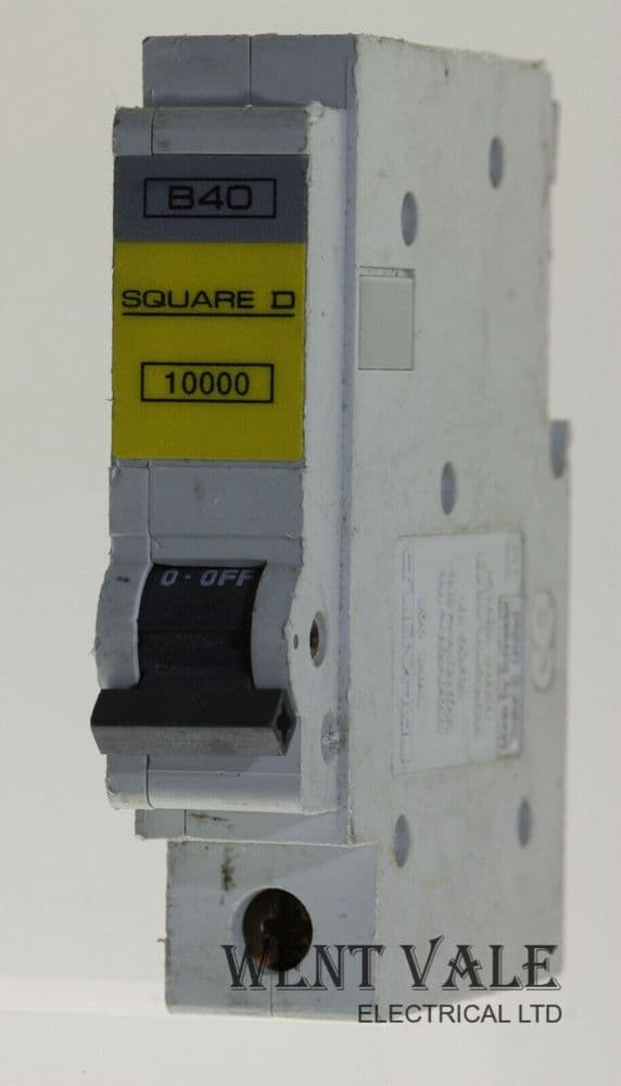 Square D Qwikline QOE - QO140EB10 - 40a Type B Single Pole MCB Used