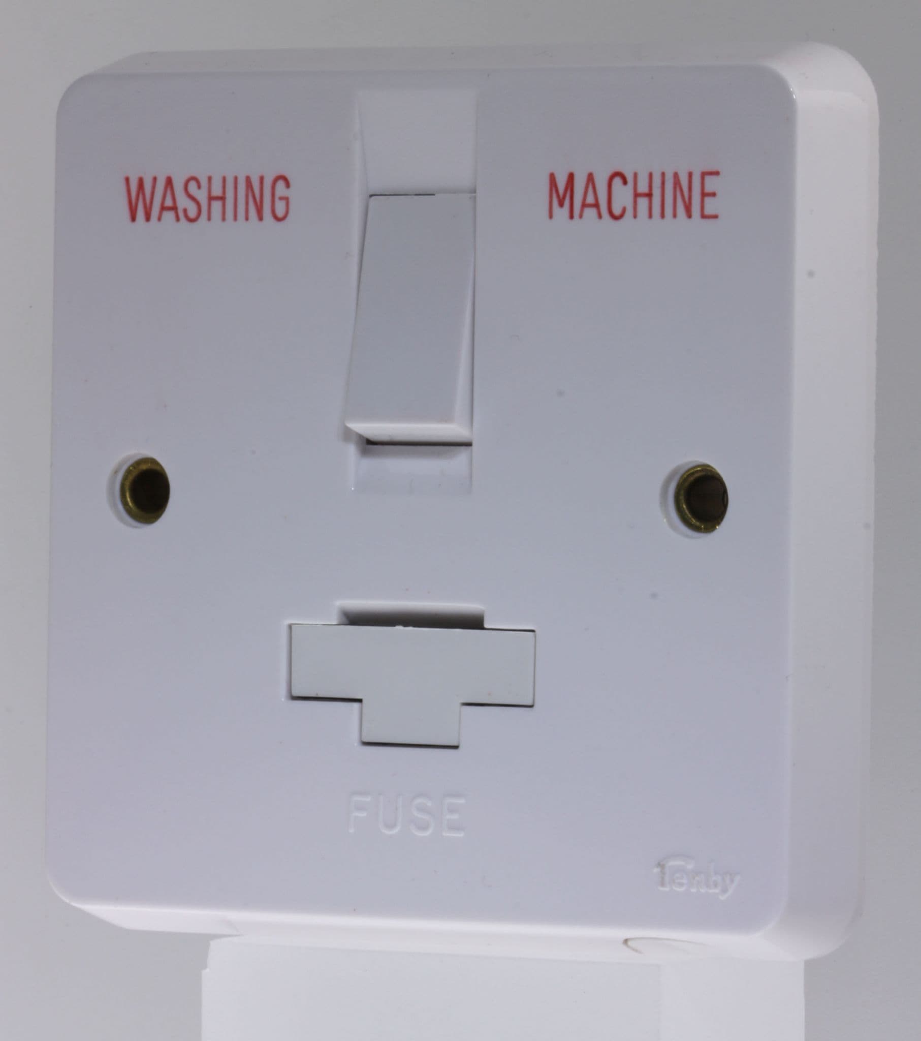 Tenby Glacier 7038WM - 13a Switched Fused Spur Engraved Washing Machine ...