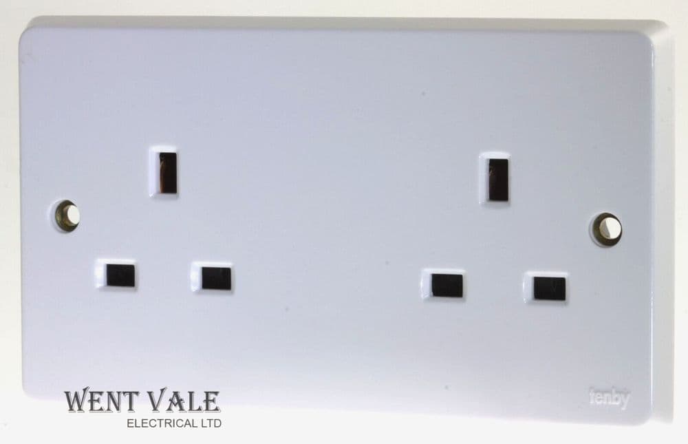 Tenby-Legrand - 7360 27 - 13a Twin Unswitched Socket New