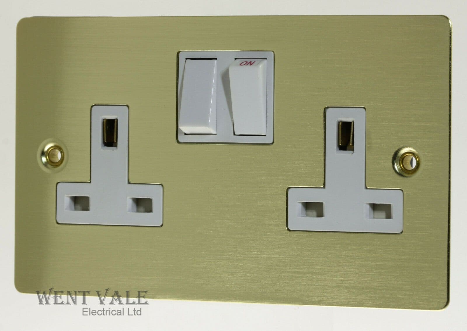 Volex Flat Plate - VX3500BB/D - 13a Twin D/Pole Switched Socket in ...