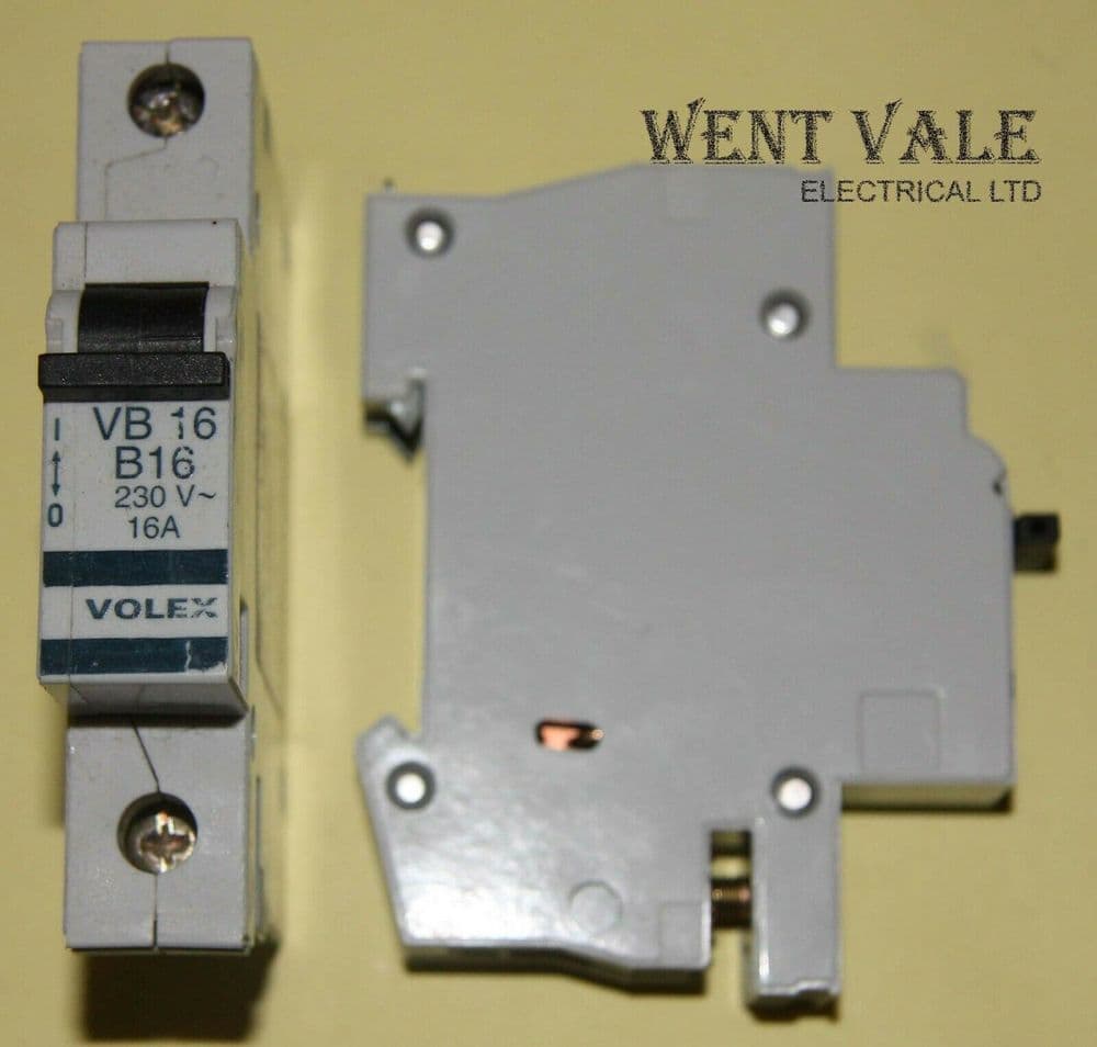 Volex VB Protector Range - VB16 - 16a Type B Single Pole MCB Used