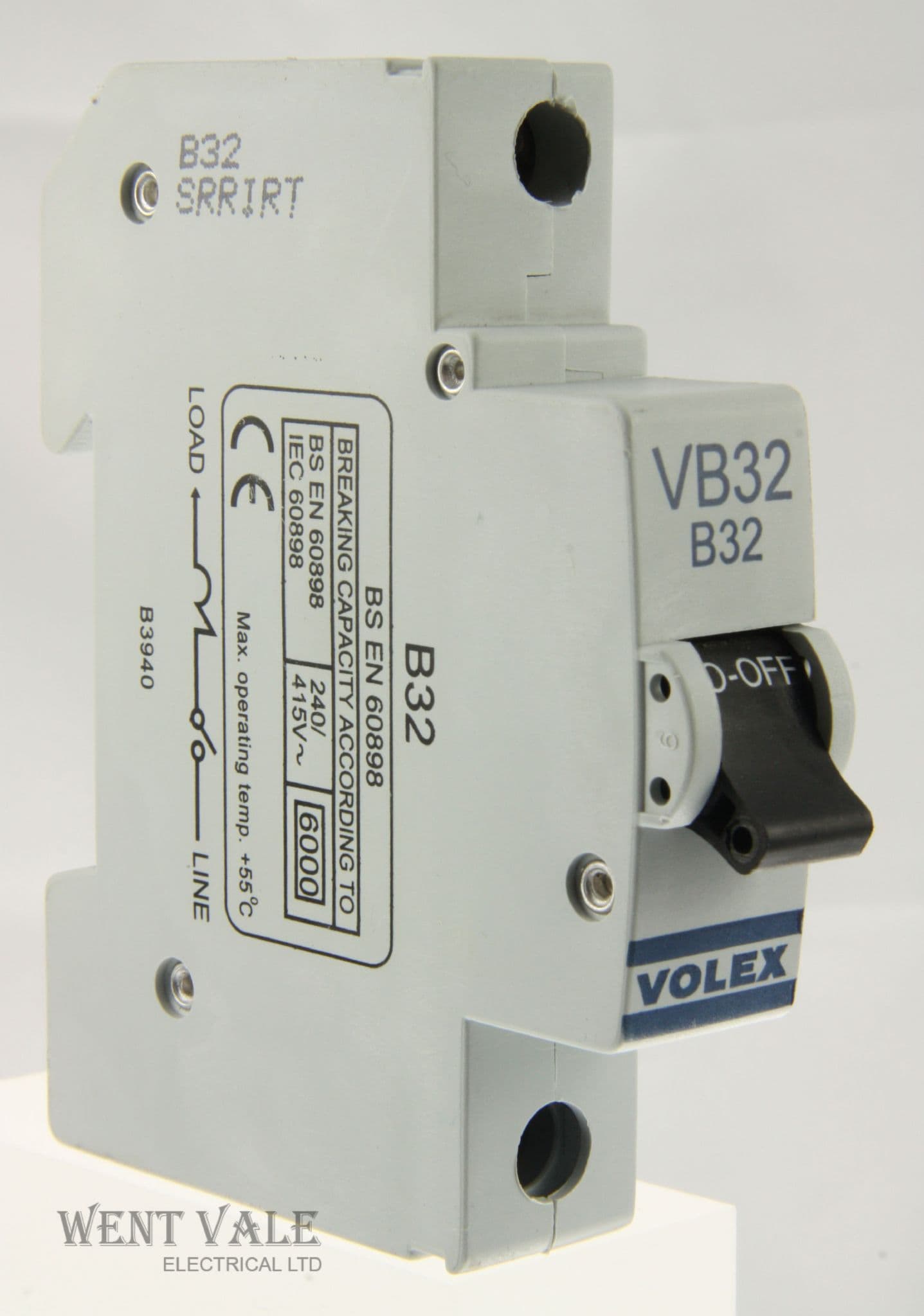 Volex VB Range - VB32 - 32a Type B Mk 2 Single Pole MCB Used el