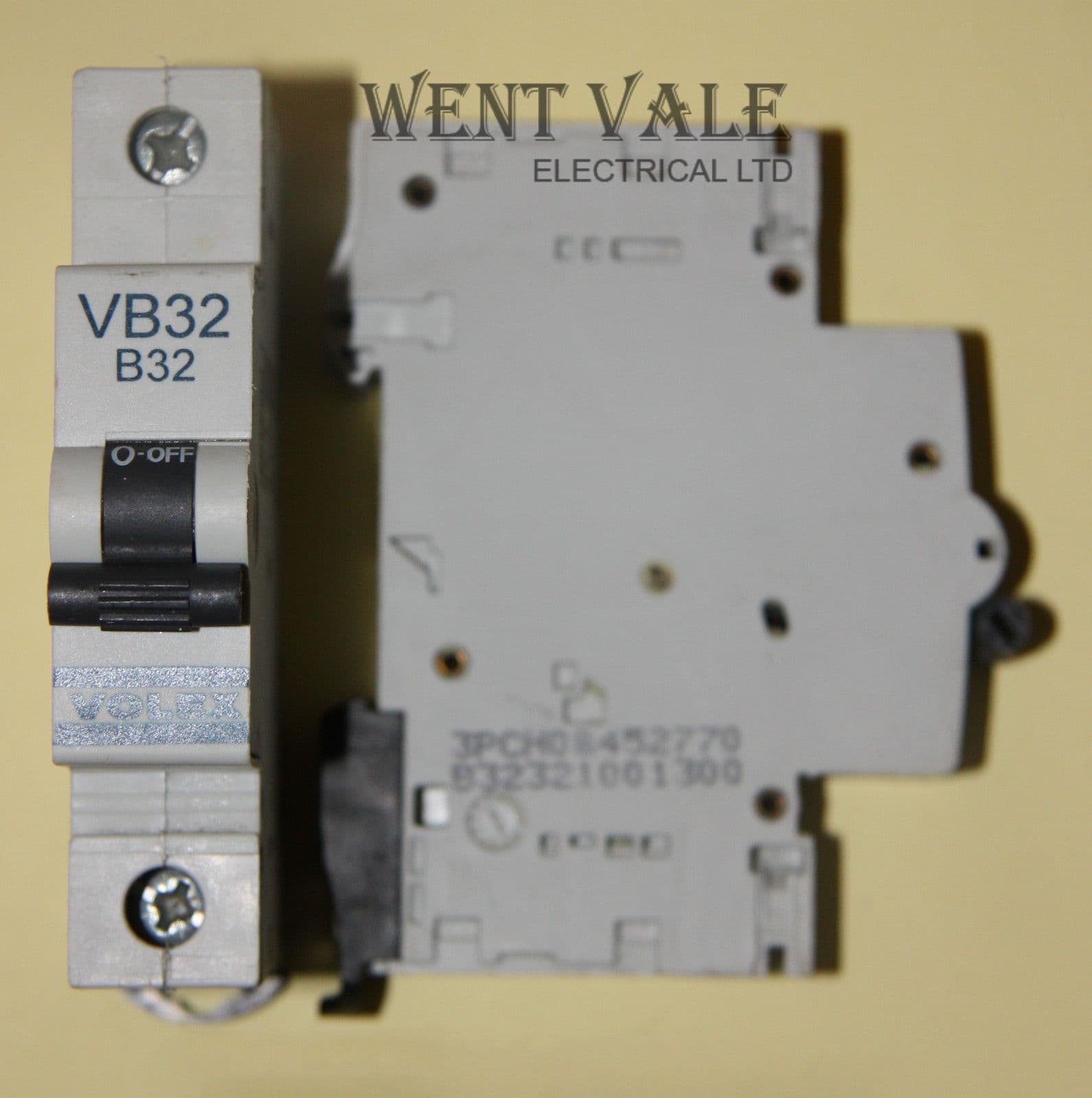 Volex VB Range - VB32 - 32a Type B Single Pole MCB Used