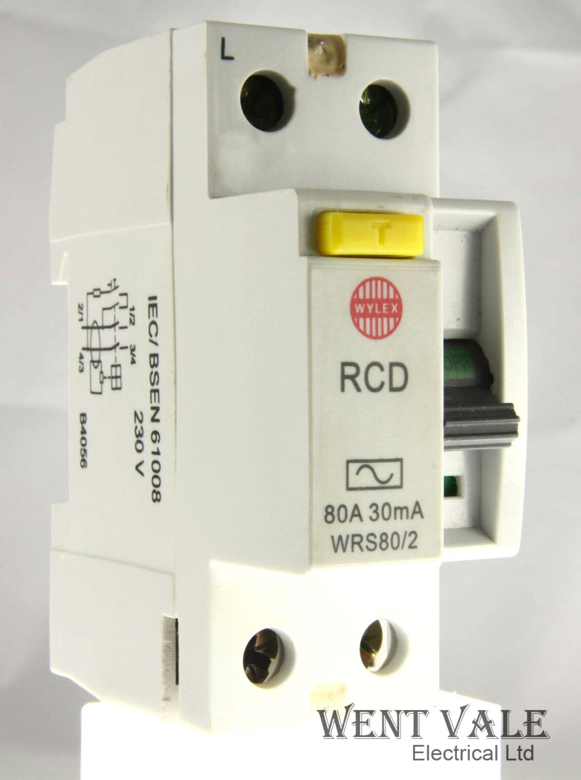 Wylex Lifeline - WRS80/2 - 80a 30mA Double Pole RCD Used