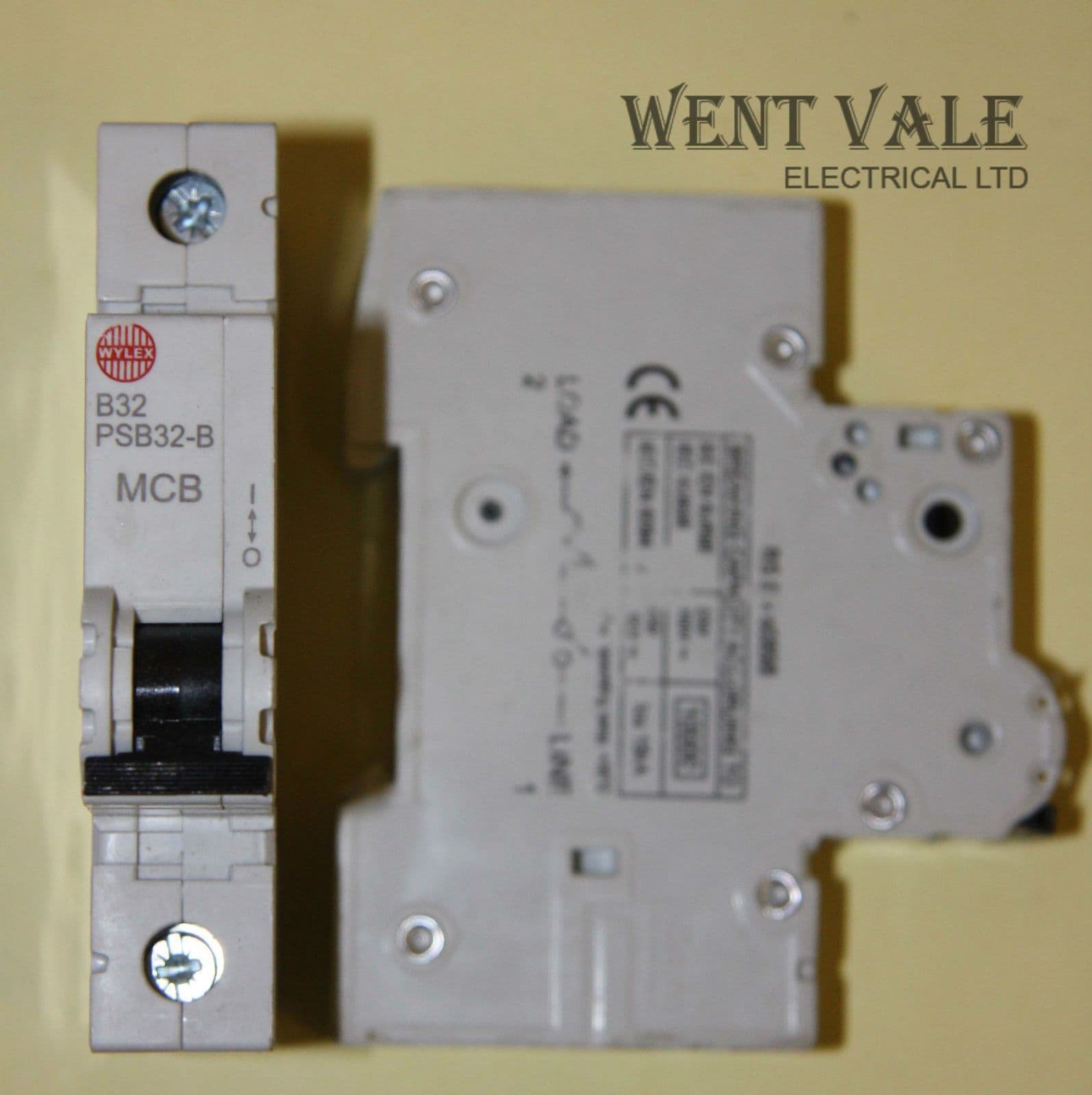 Wylex - NH PSB Range - PSB32-B 32a Type B Single Pole MCB Latest Model New