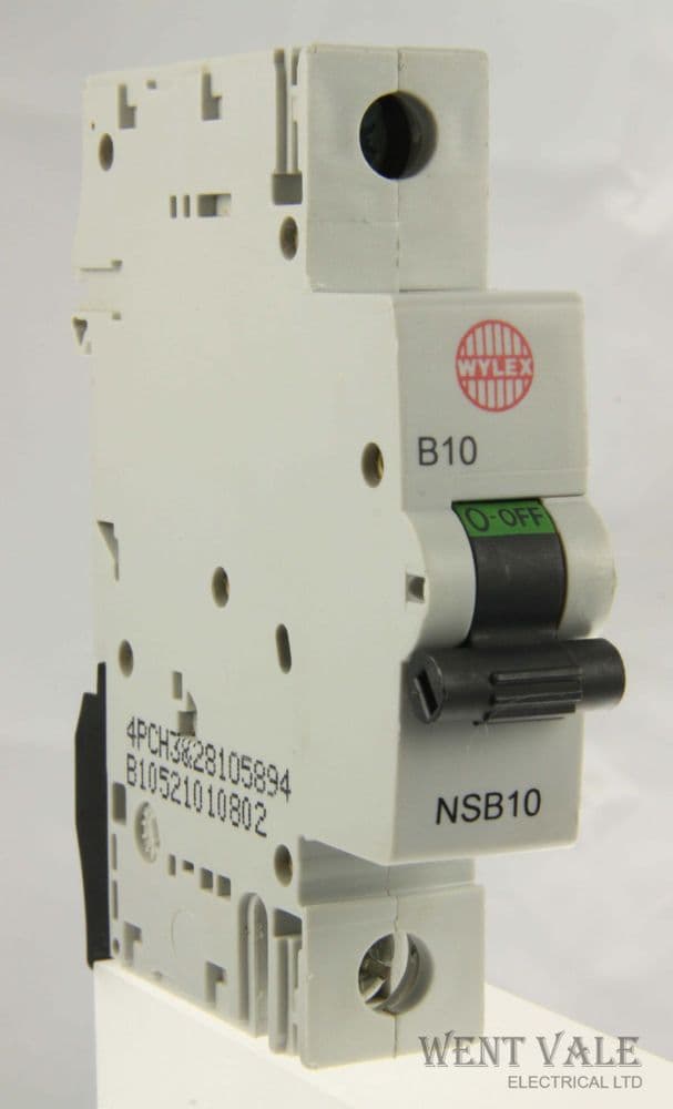 Wylex NH Range - NSB10 - 10a Type B Single Pole MCB Used SQ